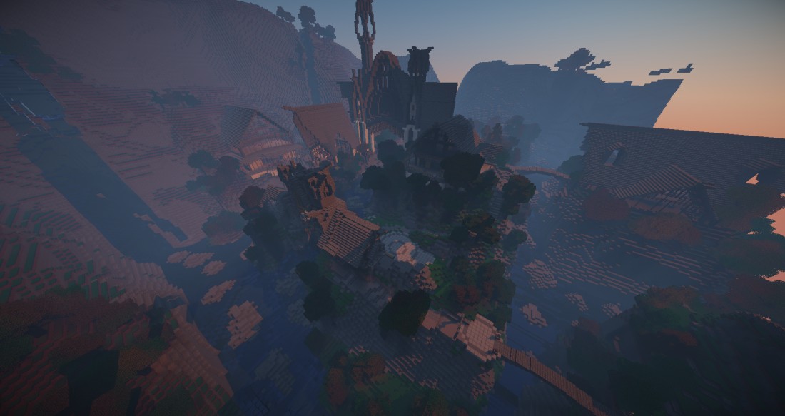 RIVENDELL ON SHADERS! Minecraft Map