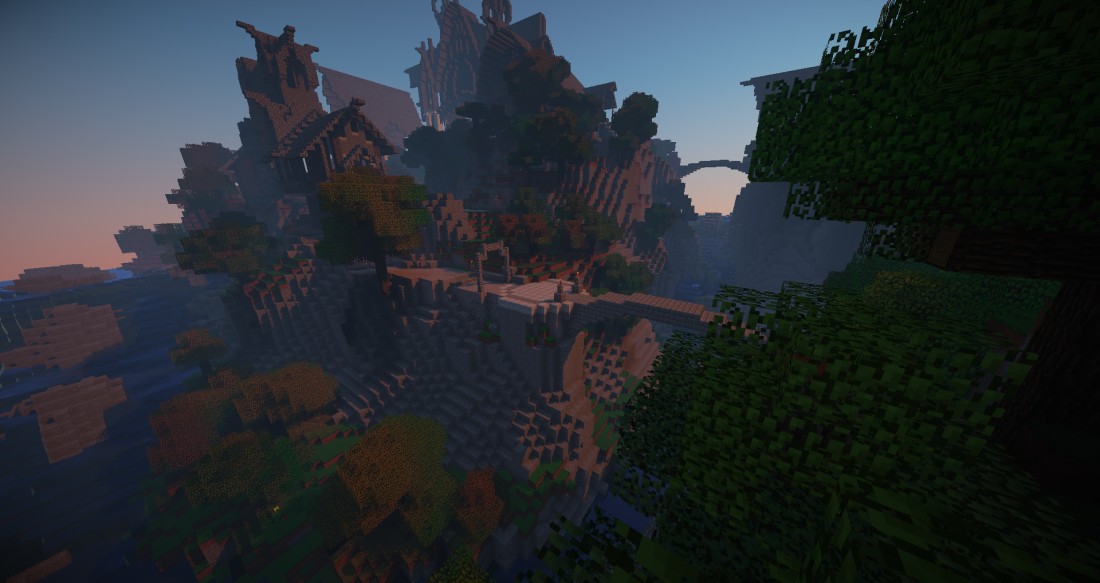 RIVENDELL ON SHADERS! Minecraft Map