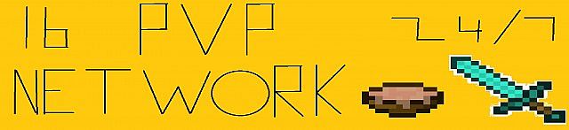16 PvP Network Minecraft Server