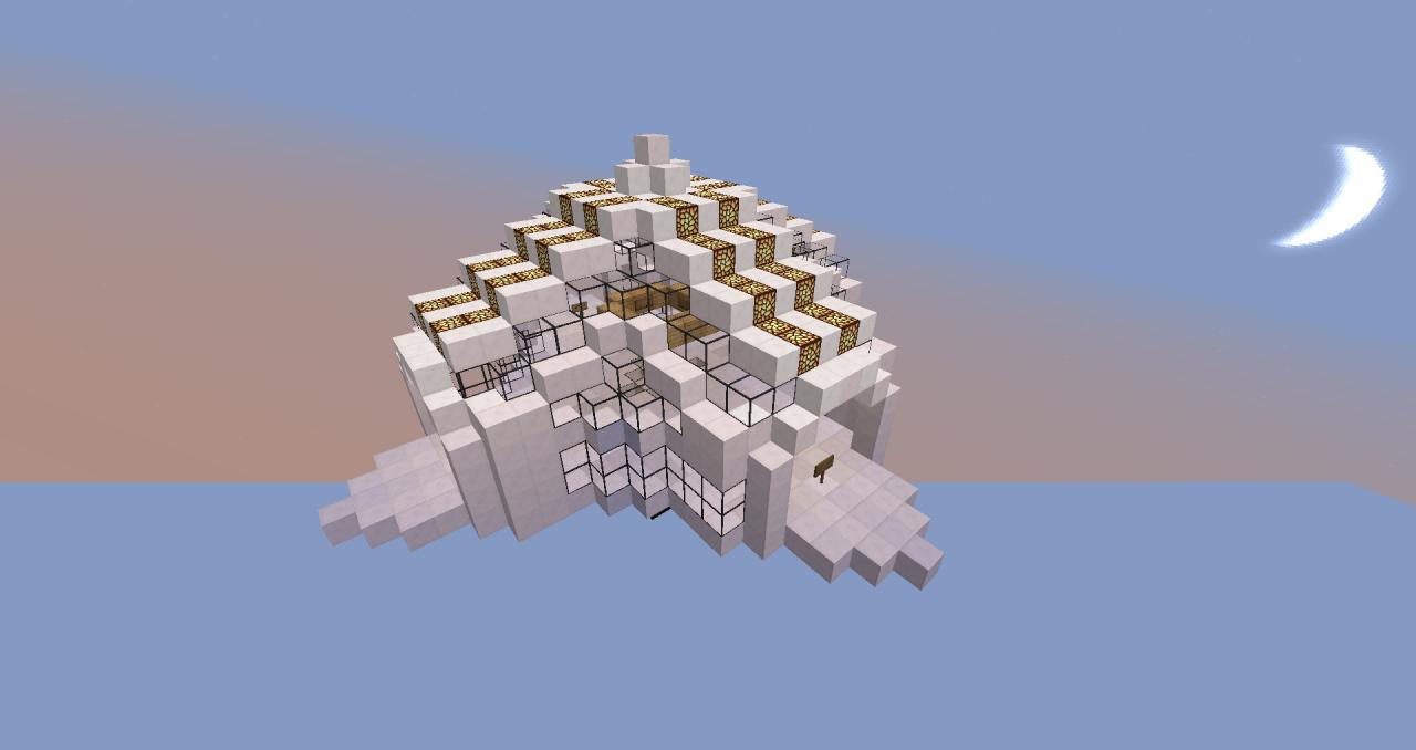 Floating Spawn Hub Minecraft Map