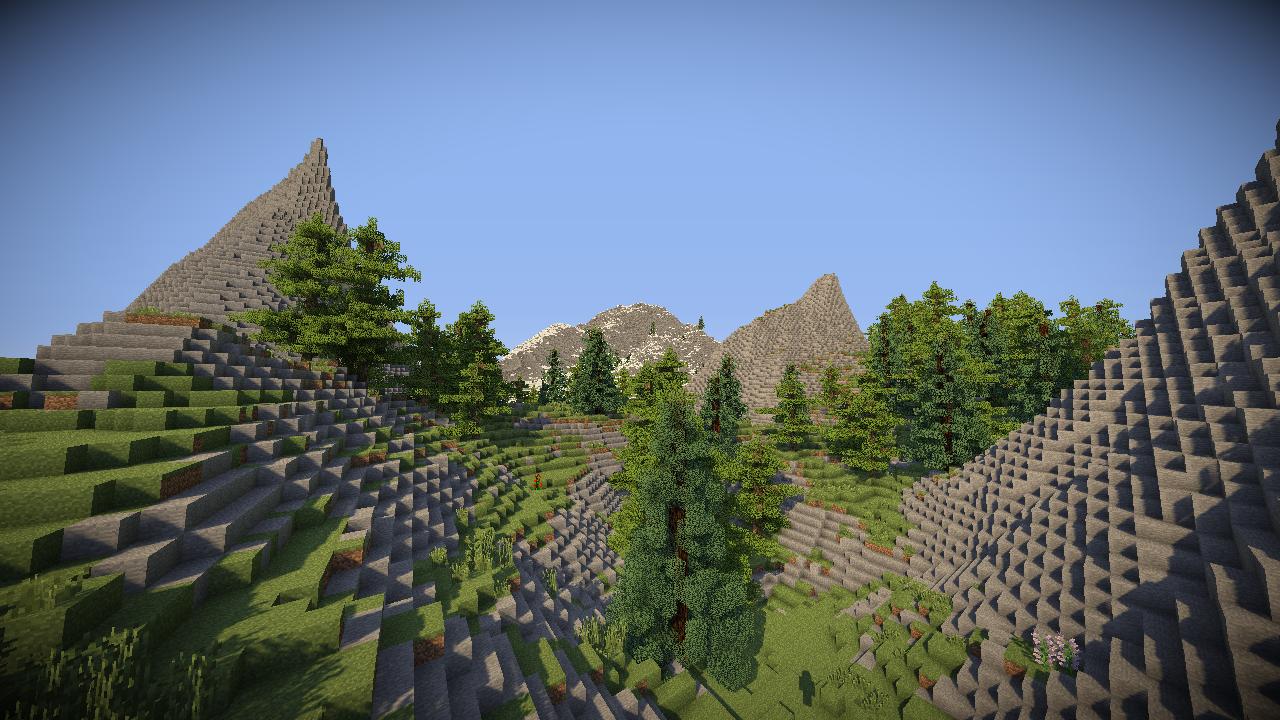 Realistic Custom Terrain Minecraft Map