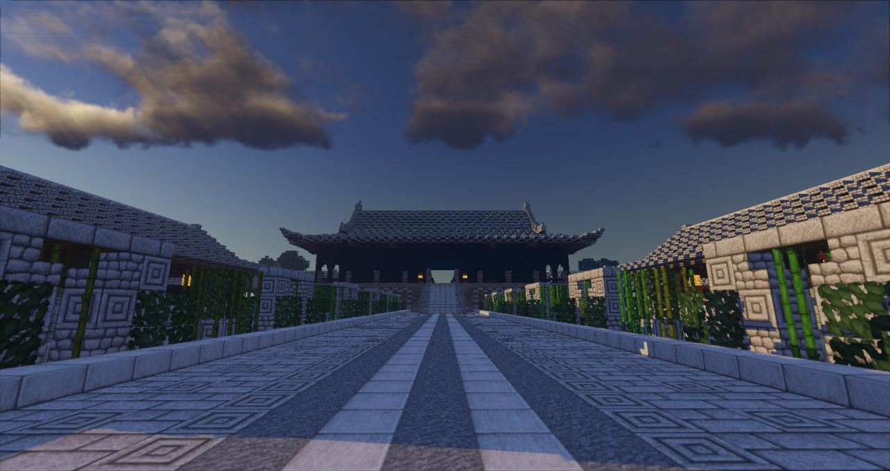 Lins Court 林氏庭-Chinese Oriental Build Minecraft Map