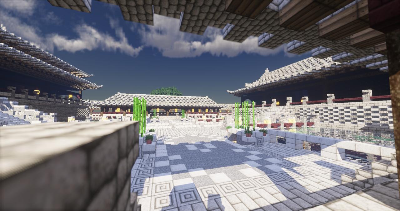 Lins Court 林氏庭-Chinese Oriental Build Minecraft Map
