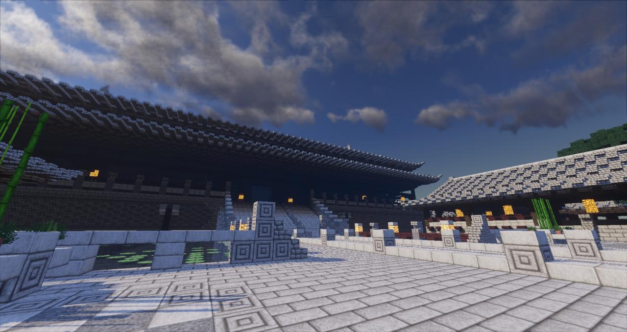 Lins Court 林氏庭-Chinese Oriental Build Minecraft Map