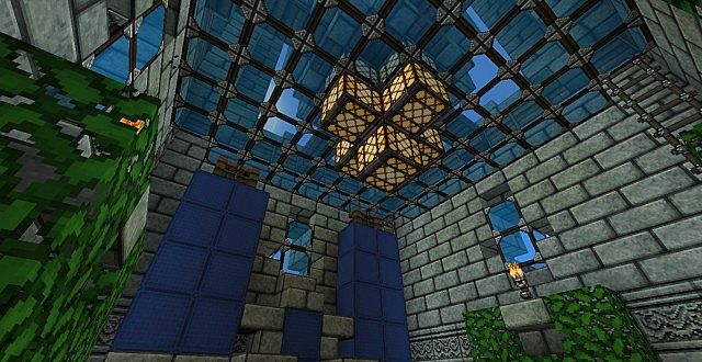 Small Blue Castle (now with download) Minecraft Map