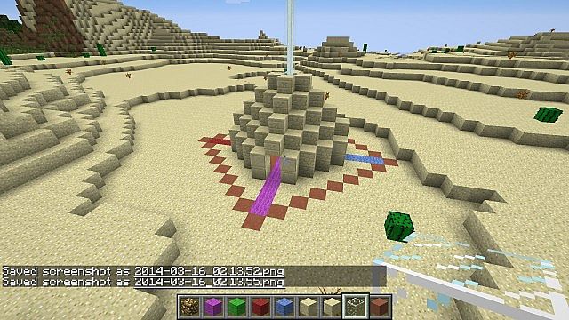 Desert spawn Minecraft Map