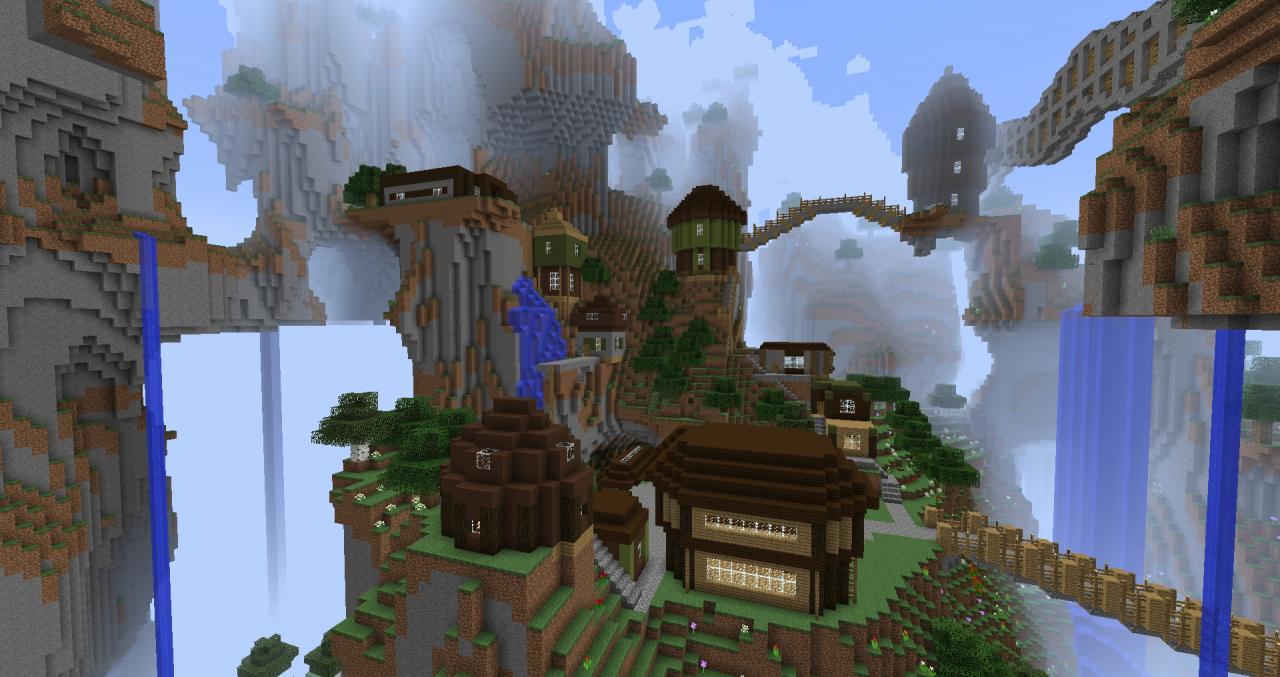 Amplified Town Minecraft Map