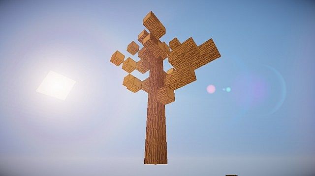 MCEdit Dead Tree Schematic Minecraft Map