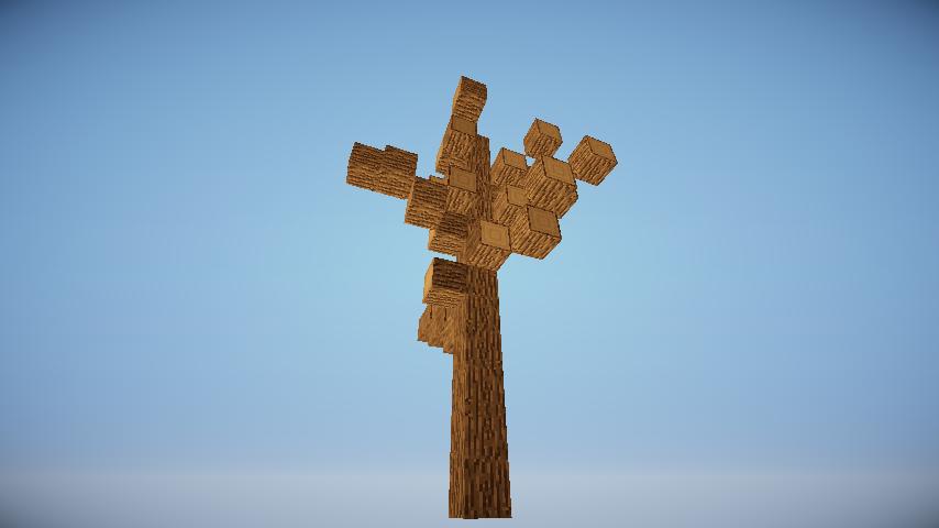 MCEdit Dead Tree Schematic Minecraft Map