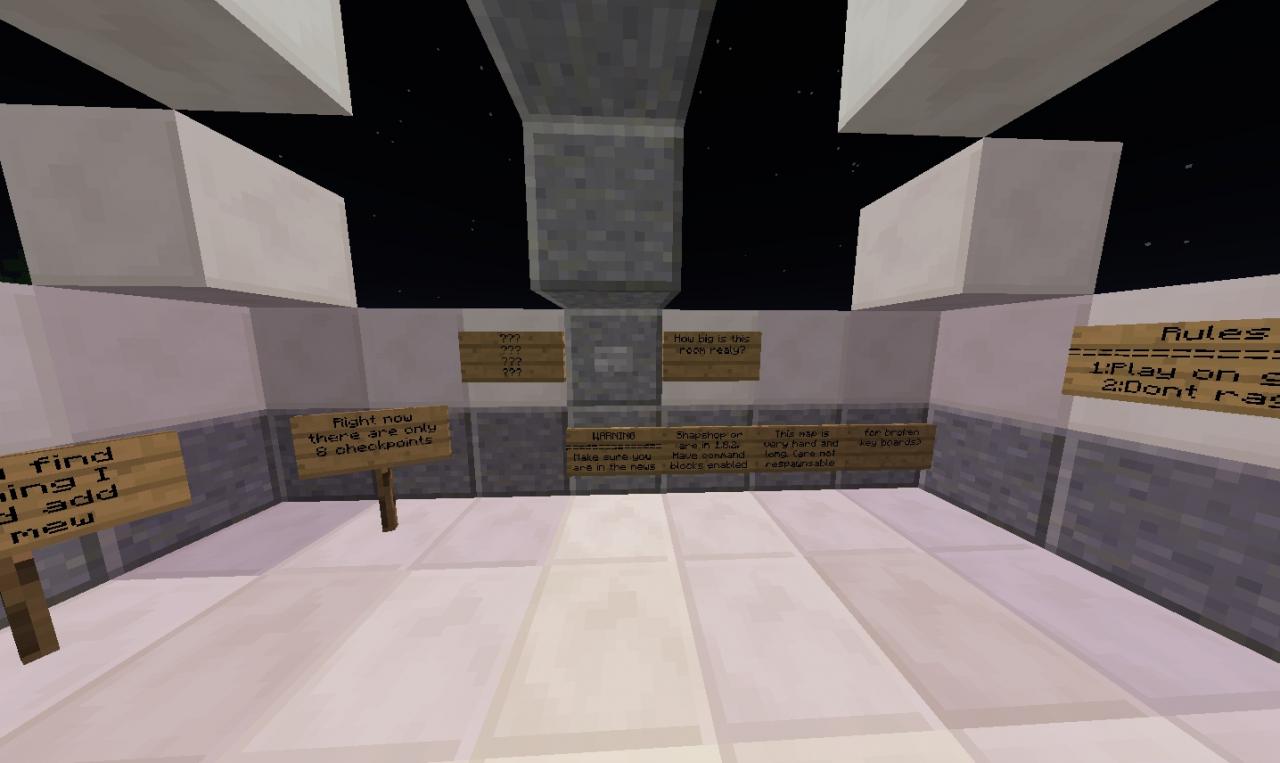 100 Checkpoints Minecraft Map