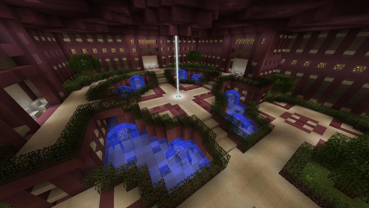 Pre-game lobby for multiplayer games Minecraft Map