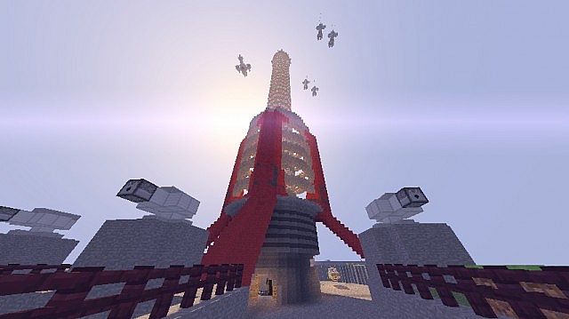 Tsavo Space Elevator Minecraft Map