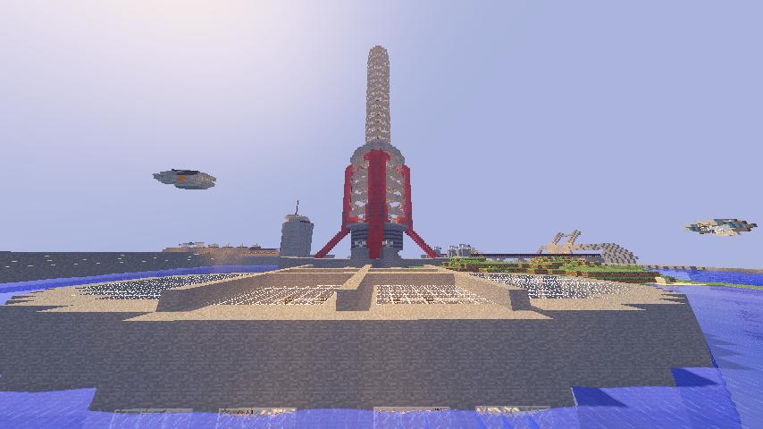 Tsavo Space Elevator Minecraft Map