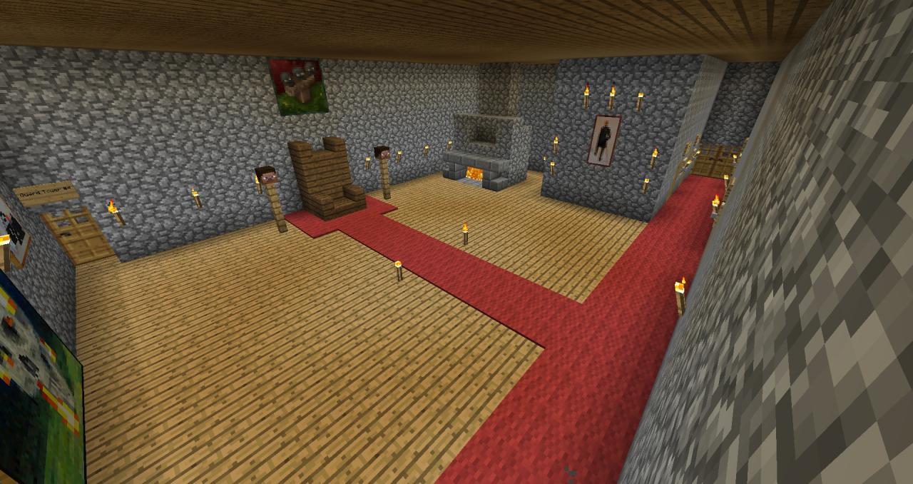 Simple Castle & Kingdom Minecraft Map