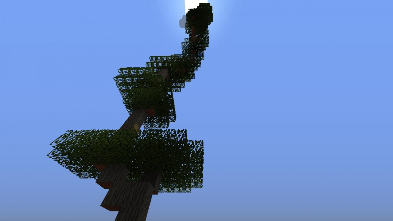Survive and Climb this Never Ending Trees ! Minecraft Map