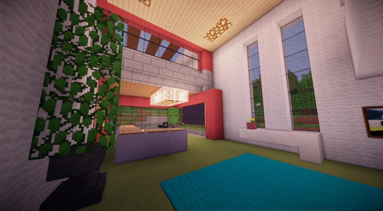 Modern House Minecraft Map