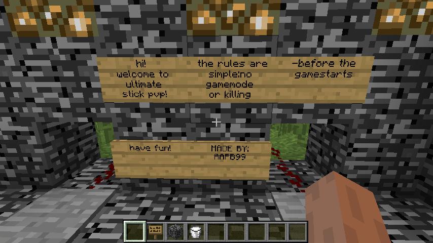 stick pvp Minecraft Map