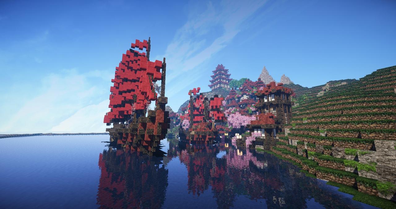 Minecraft Asian Harbor | therocktitel | ravand.org Minecraft Map