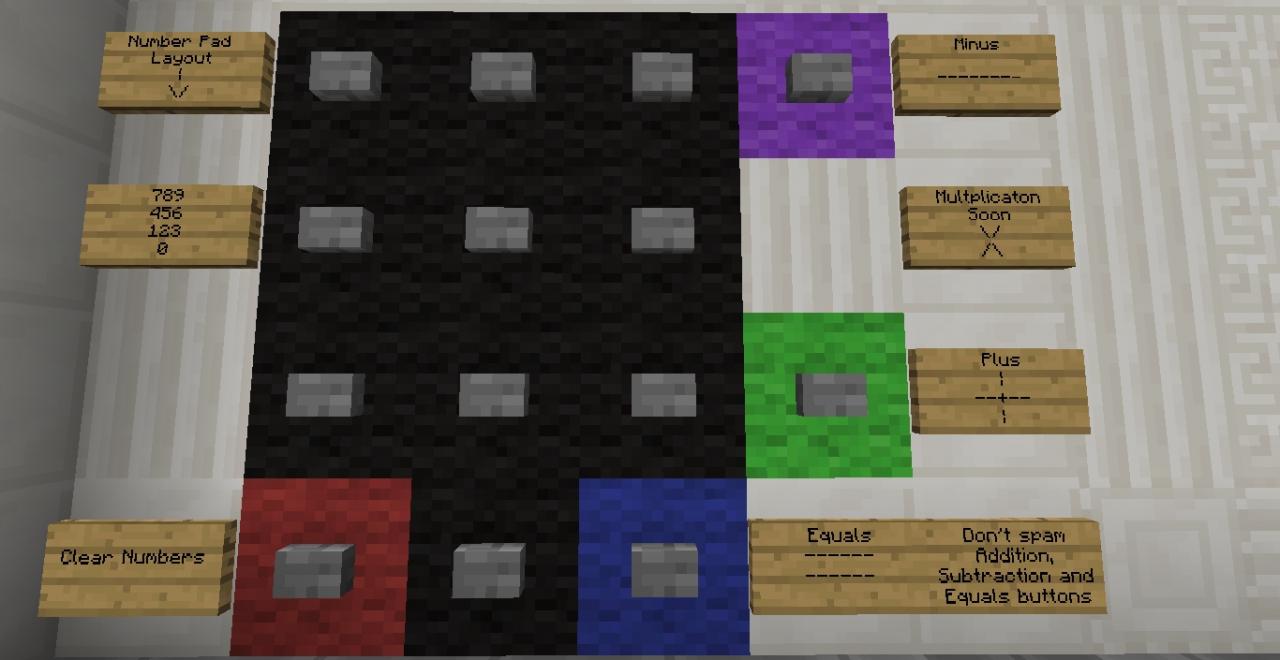 1.6.4 Redlogic Calculator 2.0 Minecraft Map