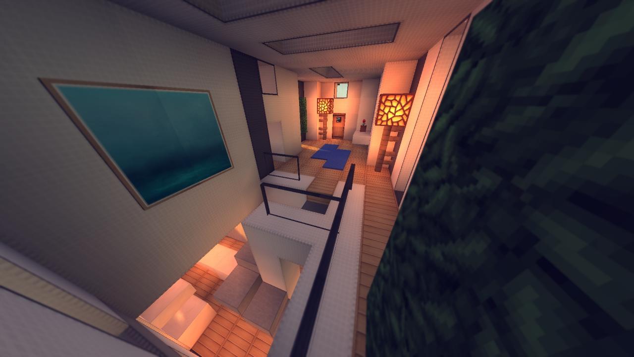 Modern Cliffside House Minecraft Map