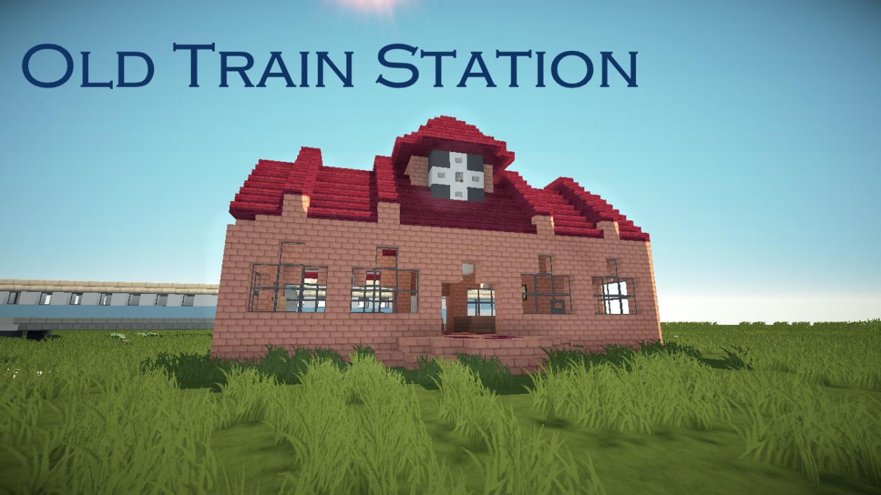 Minecraft Project | Old Train Station Minecraft Map