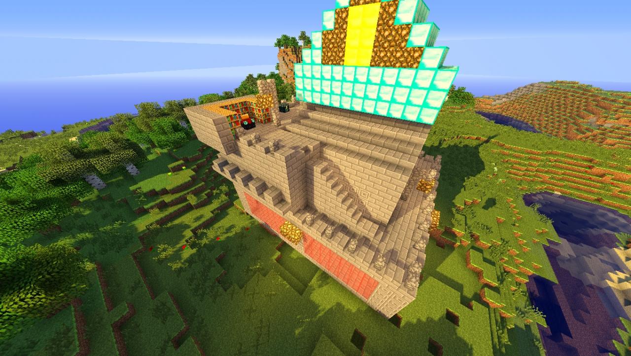 Small and big Server spawn Minecraft Map