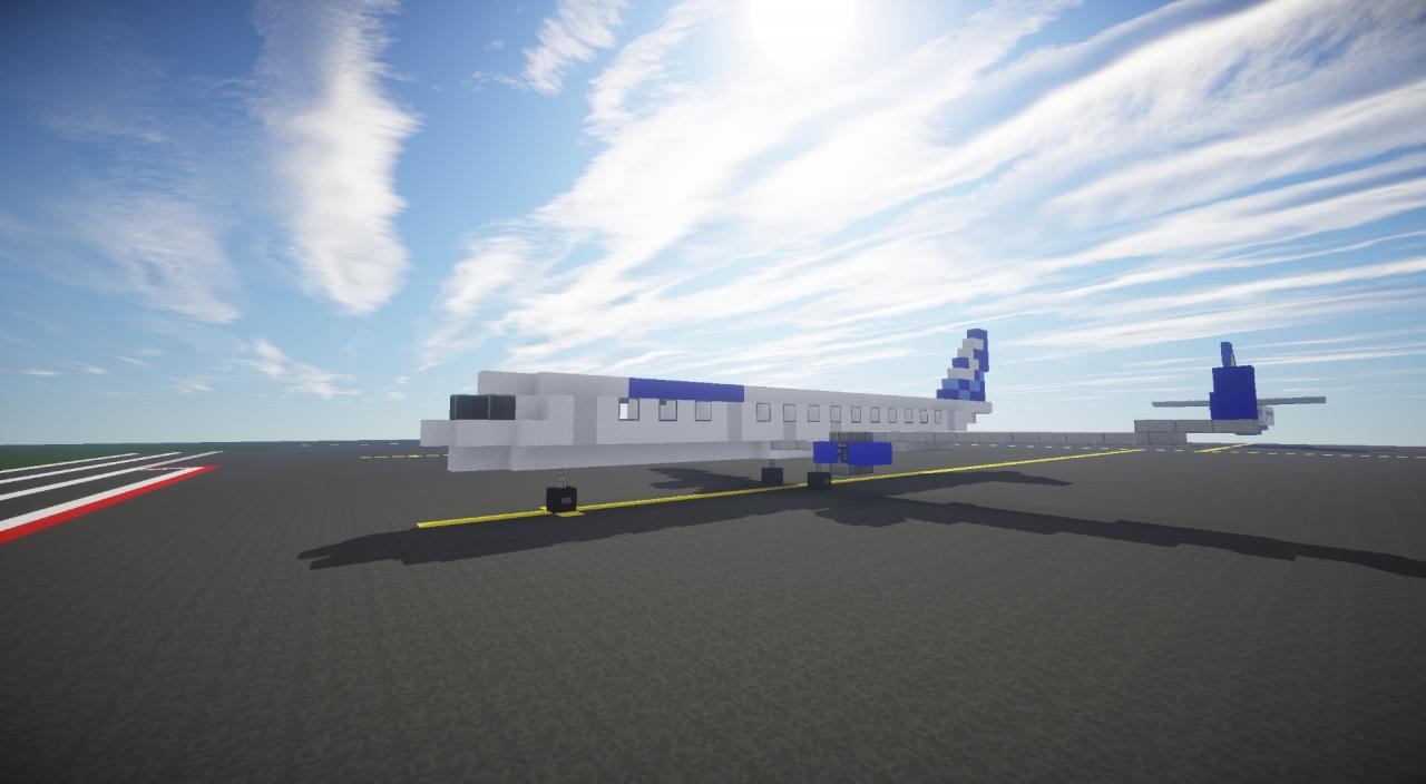 Boeing 757-200 [1:1] Minecraft Map