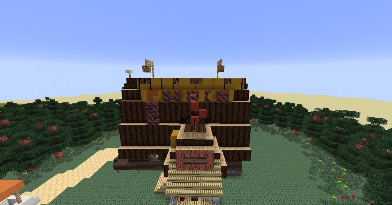 Gravity Falls Town Minecraft Map