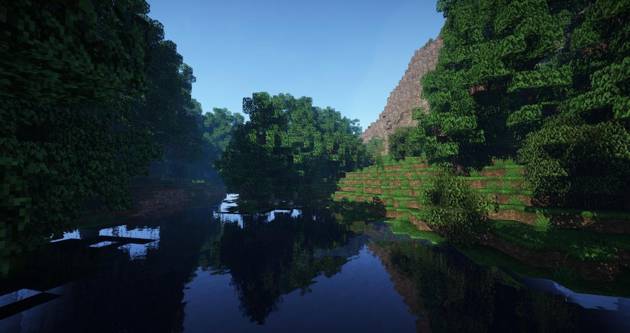 A tropical paradise Minecraft Map