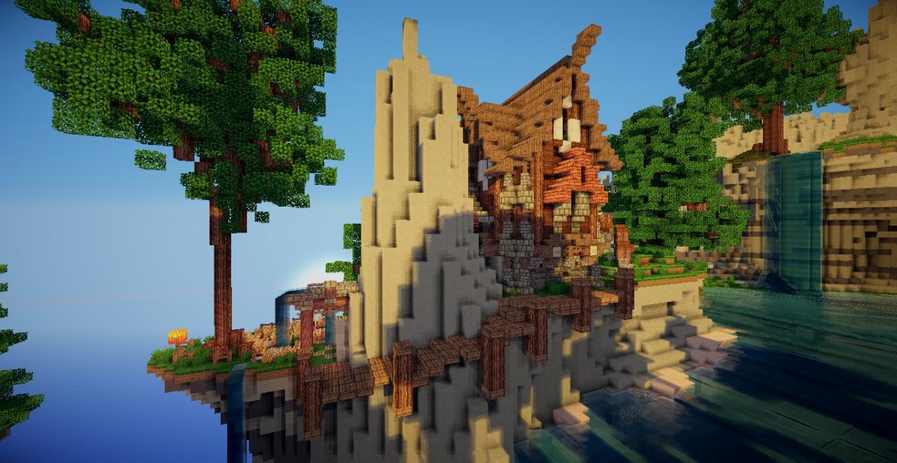 [CREATIVE-NODE CONTEST] Falls of fossil Minecraft Map