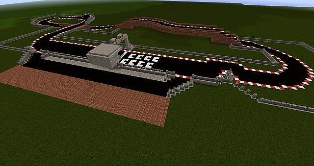 Race Track Minecraft Map