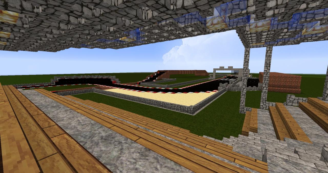 Race Track Minecraft Map