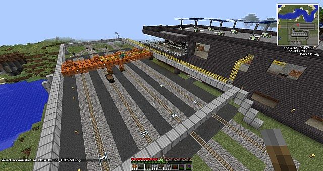 Train Loading Crane Minecraft Map