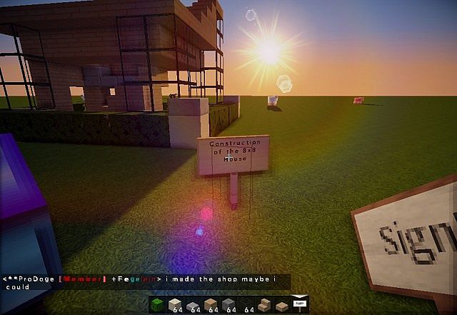 8x8 Nice House Minecraft Map