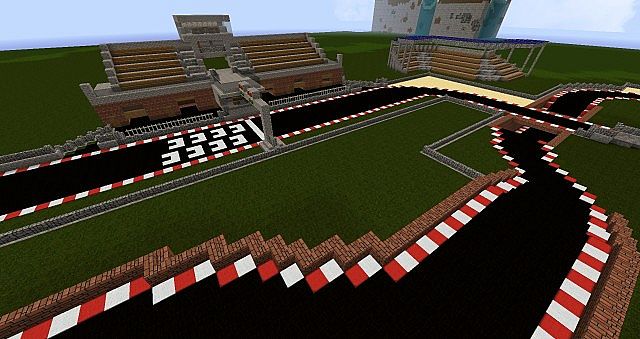 Race Track Minecraft Map