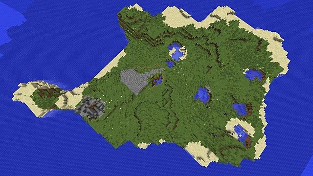 Island Town Preview Minecraft Map