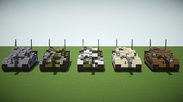 Nameless Main Battle Tank Minecraft Map