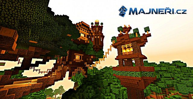 Mother of the Trees-Temple of the Forrest Elves Minecraft Map