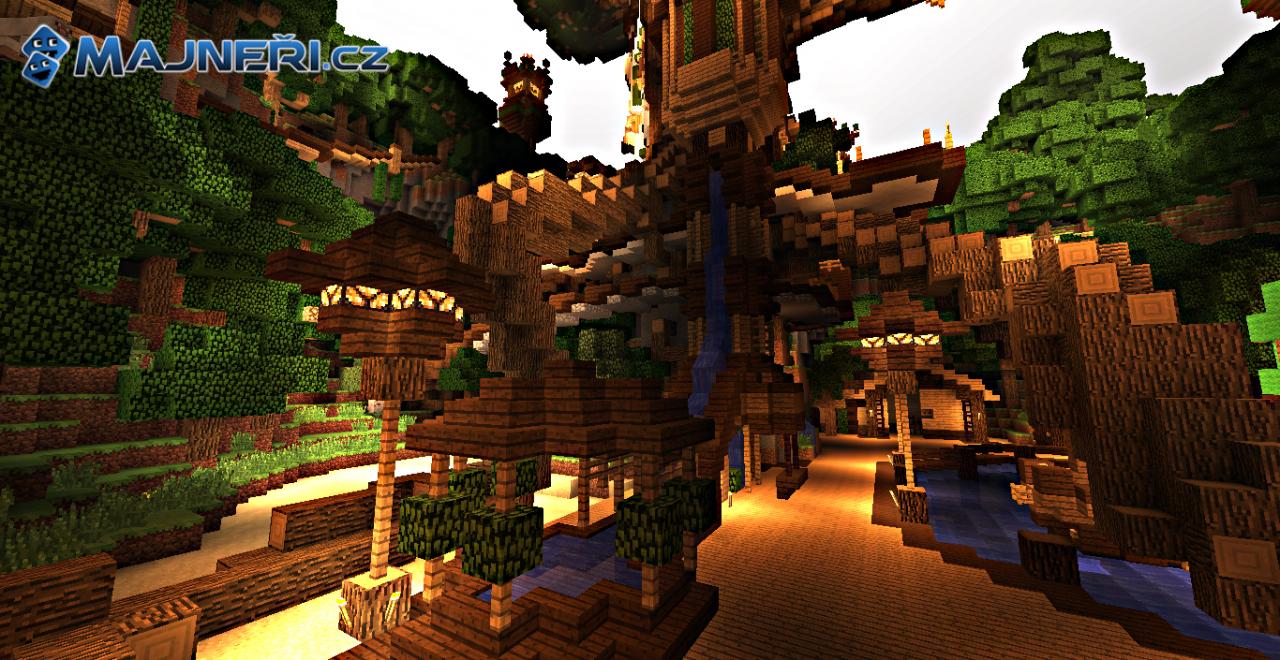 Mother of the Trees-Temple of the Forrest Elves Minecraft Map