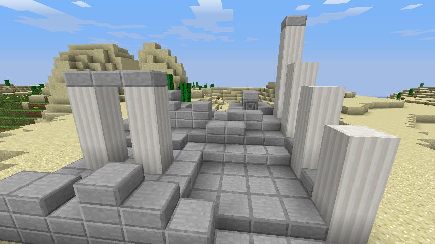 Simple Greek Structure Minecraft Map