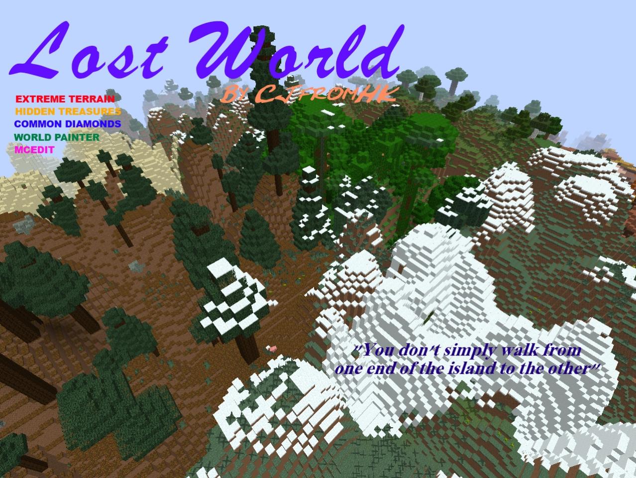 Lost World Minecraft Map