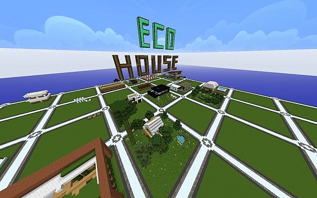 ECO HOUSE Minecraft Map
