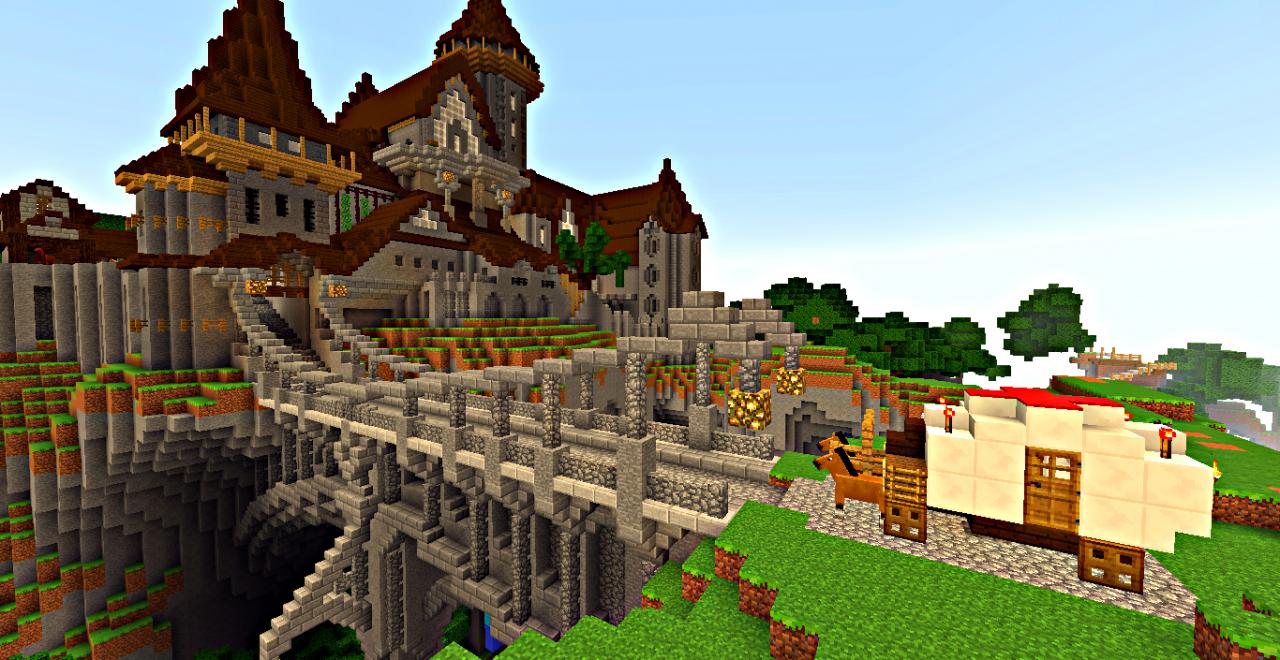 Royal Castle on the Hill Minecraft Map