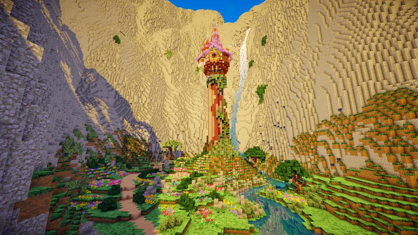 Disney - Tangled Tower - Minecraft Map