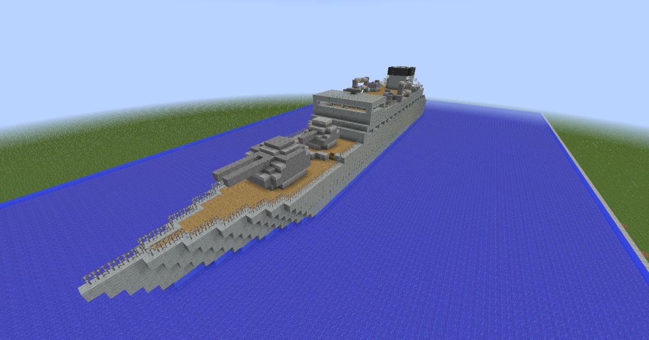 Battleship - "H.M.S Neptune" Minecraft Map
