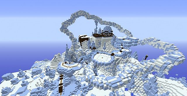 Ice Spawn Minecraft Map