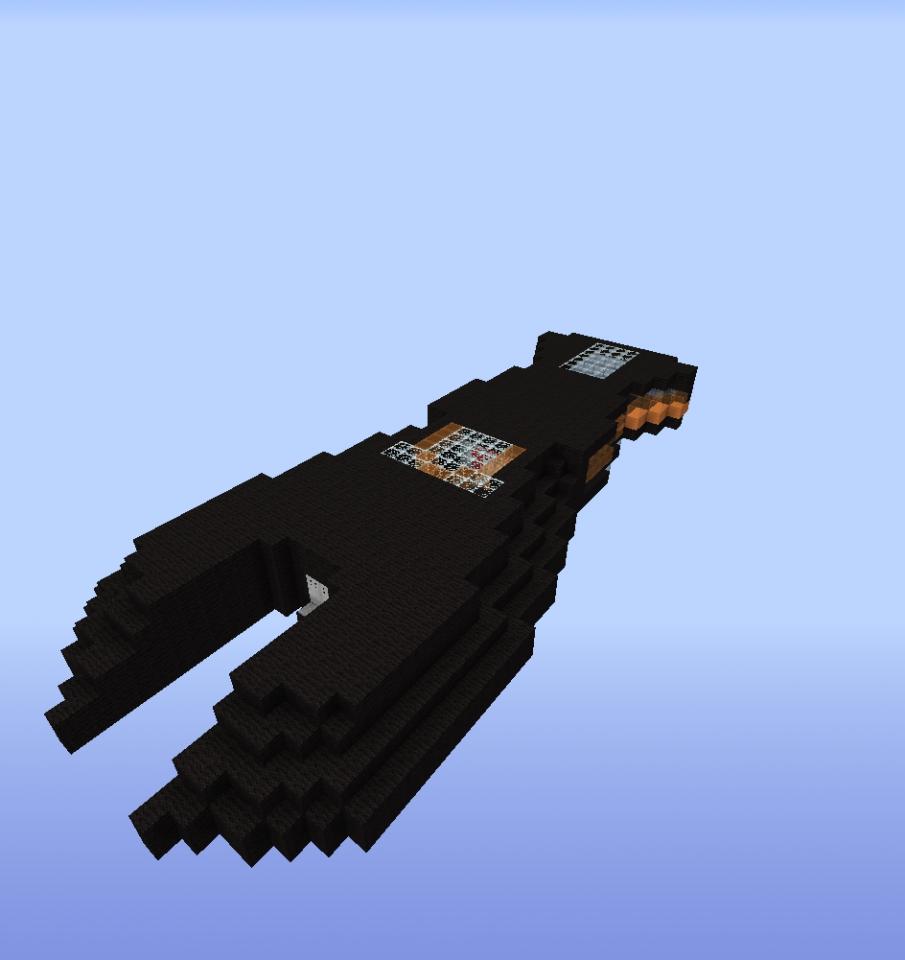 Tron: Legacy Clu's Throne Ship Minecraft Map