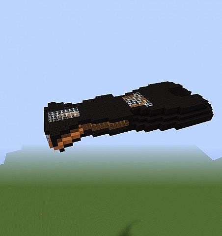 Tron: Legacy Clu's Throne Ship Minecraft Map