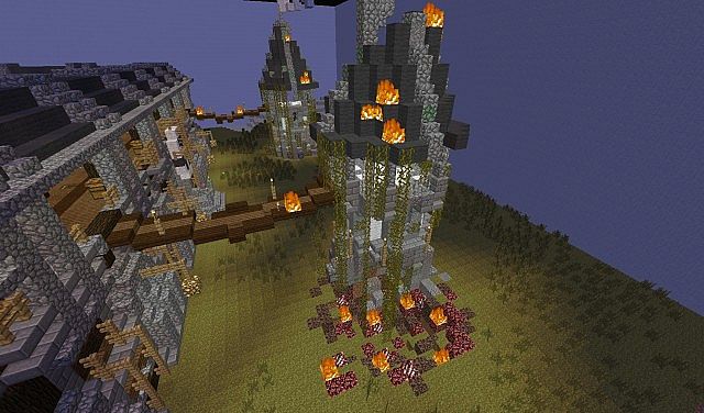 Post-Apocalyptic Castle Minecraft Map