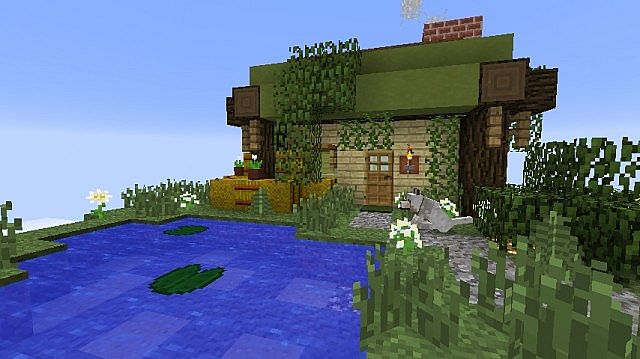 Floating Cottage Minecraft Map
